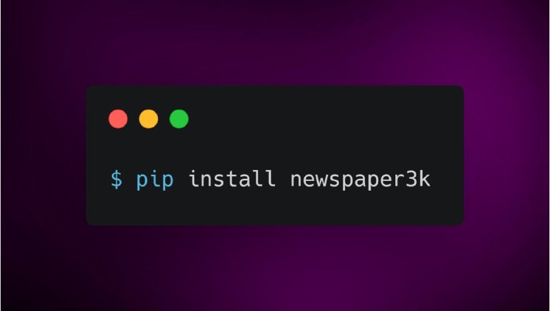 Извлечение статей с newspaper3k - Marketello