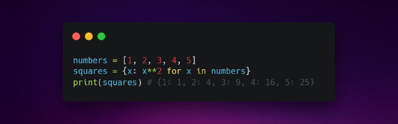 Dict Comprehension в Python - Marketello