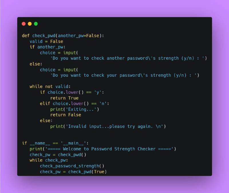 Проверка надежности пароля на Python - Marketello
