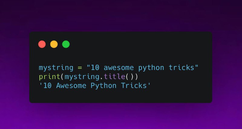 Форматирование заголовков в Python - Marketello