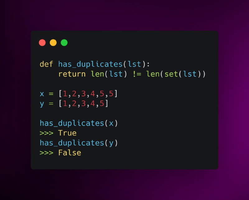 Проверка дубликатов в Python - Marketello